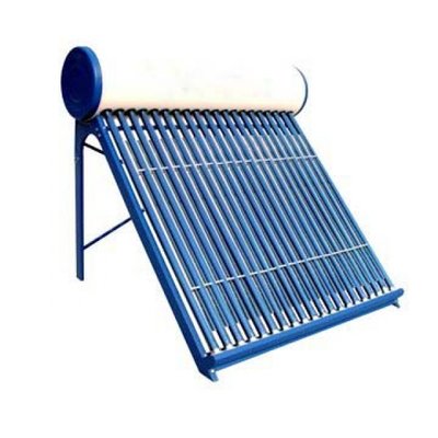 Der Farbestahl entworfene vorgeheizte Direktstecker Solarwarmwasserbereiter mit kupferner Spule im Wasserbehälter