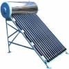 Heat exchange integrated preheated solar water heating with high pressure