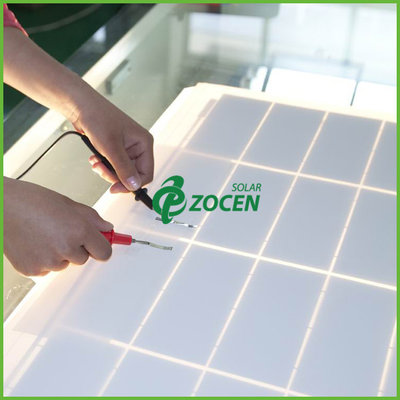 Ausgeglichene polykristalline Sonnenkollektoren des Glas-295W für ländliche Elektrifizierung