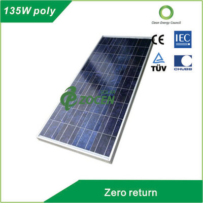 135W 18V veranschlagte Poly-PV-Sonnenkollektor, für RV/das Kampieren/AUS- Gitter Sonnensystem