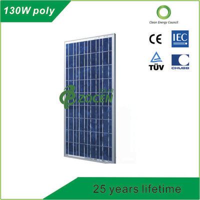 Sicherheits-Klasse II, IEC61250/IEC61730 bestätigte Polysonnenkollektor 130W /18V