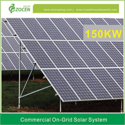 photo-voltaisches Solarsystem 150KW, zum von Energie zum Dienstprogramm in Jordanien/in Mexiko/in Chile Peru bereitzustellen