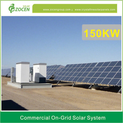 photo-voltaisches Solarsystem 150KW, zum von Energie zum Dienstprogramm in Jordanien/in Mexiko/in Chile Peru bereitzustellen