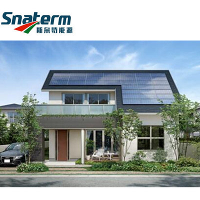 Schließen Sie auf Gitter gebundenem Solarenergie-Generator/Solarhauptenergie ab