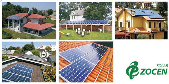 Boden-angebrachter Wechselstrom 3.36KW weg von den Gitter-Solarenergie-Systemen für Außenstellen