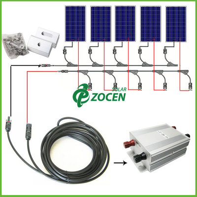 _ 500W Air conditioner / Fridge Off Grid Solar Power Systems With Battery Backed
