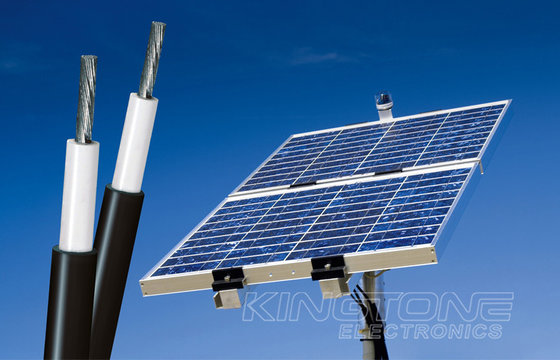 Schwarzer Sonnenkollektor 18AWG 16AWG 14AWG 12AWG verkabelt mit PVC-Jacke