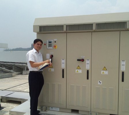 Solarkraftwerk-Gitter der hohen Leistung band auf- des Gitter-100kw photo-voltaisches System