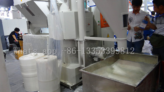 Hochgeschwindigkeitseinkaufstasche/Plastikfilm, der Maschine mit der Wasserkühlung aufbereitet