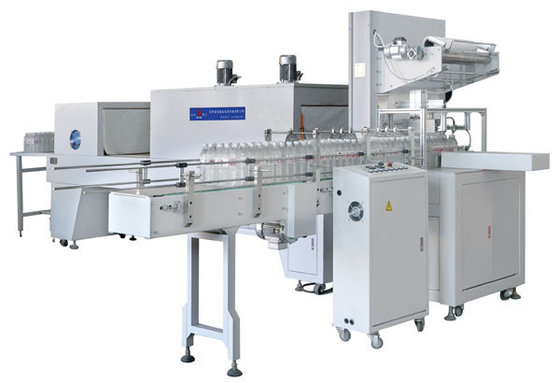 Getränkeautomatische Flaschen-Verpackungsmaschine mit schrumpfbarem PET Film 10 - 15pcs/min