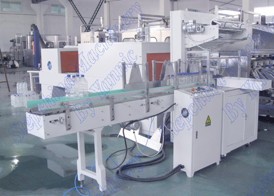 Getränkeautomatische Flaschen-Verpackungsmaschine mit schrumpfbarem PET Film 10 - 15pcs/min