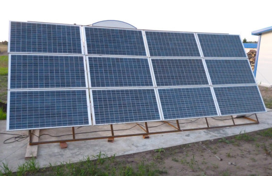 2KW weg Gitter-vom Wohnsolarenergie-System mit 156mm Polysilicon-Zellen