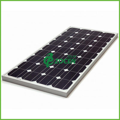 Aluminiumkundenspezifische Sonnenkollektor-monokristallines tiefes Blau des rahmen-130W