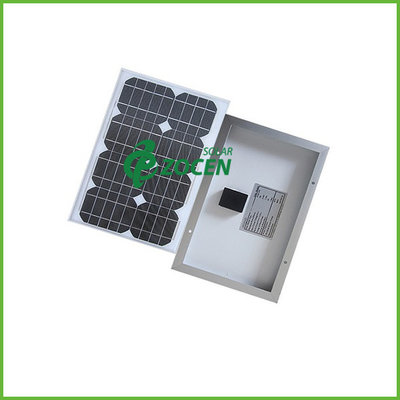 30 Watt Monokristallsilikon-kundenspezifische Sonnenkollektor-Glanzpunkt-Absorptions-