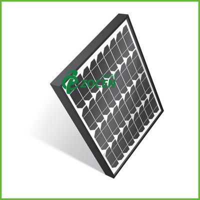 12v 40 Watt monokristalline kundenspezifische Sonnenkollektoren mit Aluminiumfeld