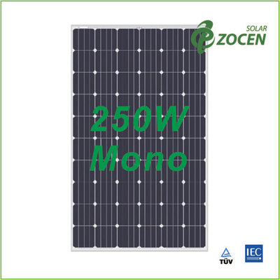 250 Watt-monokristalliner Sonnenkollektor für das Kampieren, tiefes Blau MCS/CHUBB bestätigt