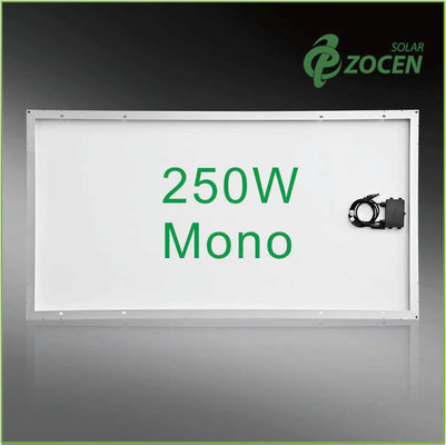 250 Watt-monokristalliner Sonnenkollektor für das Kampieren, tiefes Blau MCS/CHUBB bestätigt