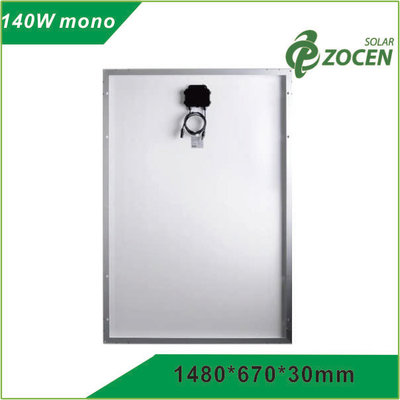 Grad 140Watt 18V ein PV-Sonnenkollektoren mit n-Art 156 x 156mm Solarzelle