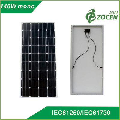 Grad 140Watt 18V ein PV-Sonnenkollektoren mit n-Art 156 x 156mm Solarzelle