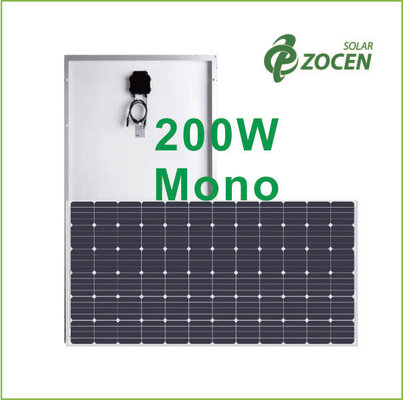 200 Watt anti- alternde monokristalline Sonnenkollektoren EVA für Dachspitze/das Kampieren