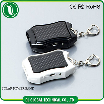 Erstklassiges Solarhandy-Ladegerät-tragbare bewegliche Energie-Bank 1200 Milliamperestunde Keychain