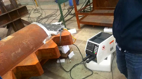 Strahlen Sie abgekühlte portierbare Heizungs-Maschine der Induktions-5Kw, Platten-Vorwärmen-Induktions-Heizungs-Maschine aus