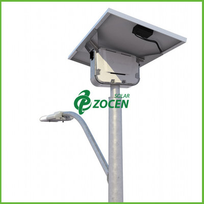 Sonnenkollektor-Straßenlaterne-Solargarten-Lampen 3Ms Pole 5W mit Hartglas-Lampenschirm