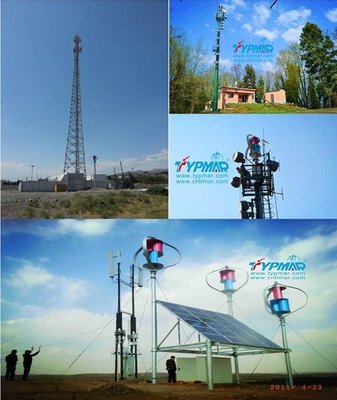 Weg von Gitter magnetischem Windkraftanlage-Sonnenwind-Straßenlaternefür Telekommunikation B