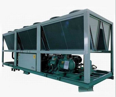 industrielle Luft abgekühlter Kühler der Schrauben-128KW, luftgekühlte Rollen-Kühler für Gummi