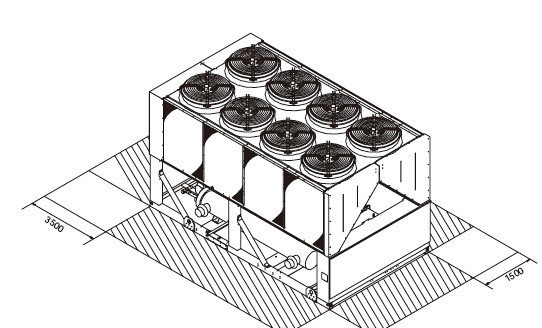 Luft der großen Kapazitäts-R407C kühlte Schrauben-Kühler-Wärmepumpe-Einheiten 284.1-1639.7KW ab