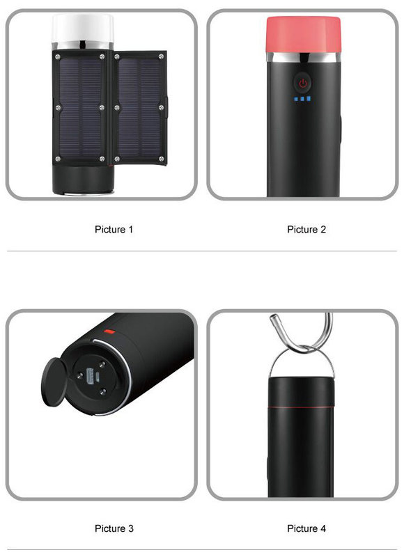 Cup-shaped Led Solar Lamp IP65 Drop-proof And Impact Resistant For Indoor and Outdoor