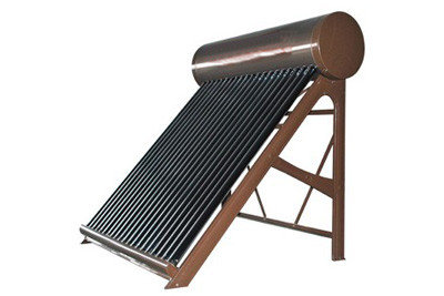 Color Steel Domestic Pressurized Heat Pipe Solar Hot Water System