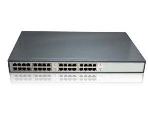 16 Port Gigabit FiberRoad Brand Power Over Ethernet  Switch 48V 15.4W OEM Service