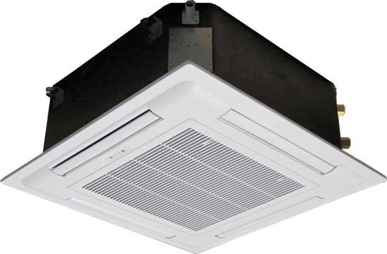 Commercial 400CFM K Style 4 - Way Cassette Fan Coil Unit FP - 68KM HVAC FCU