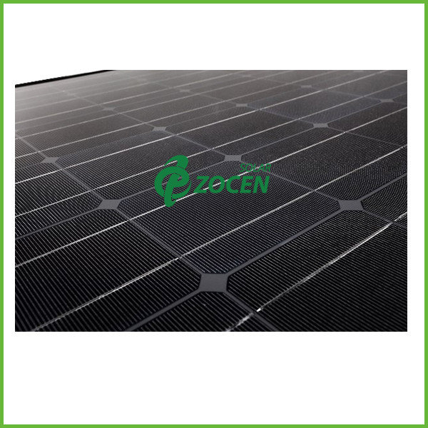 235W 12/24 Volt-ausgeglichenes Glas tragbarer schwarzer Solar-PV täfelt 1580*808*35mm