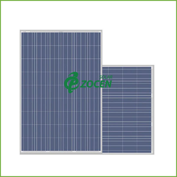 210W 27V veranschlagte Poly-PV-Sonnenkollektor, Dachspitze/kampierende ausgeglichenes Glas-Sonnenkollektoren