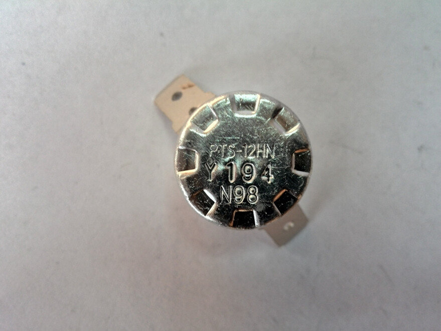 Small size bimetal thermodisc temperature switch rivet type for coffee machine / laser printer