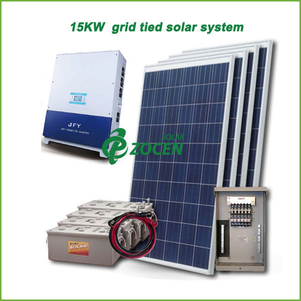 Gitter 15kw PV band Solarenergie-System, Sonnenkollektor-System 15kw mit Solarmontage-System