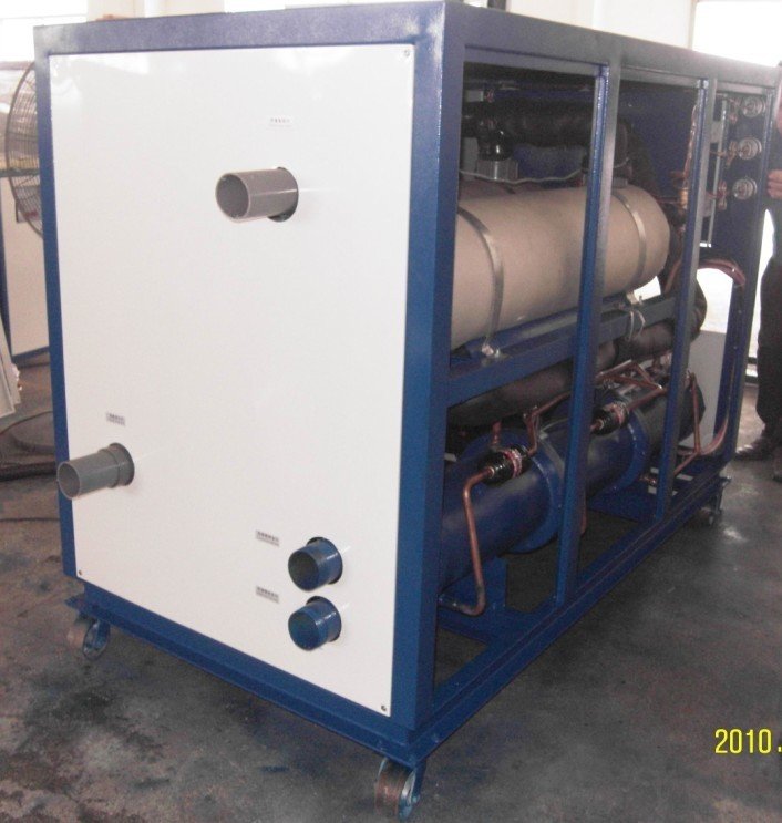 Frostschutzschutz-wassergekühlte Wasser-Kühler-/Wasserkühlungs-Maschine R22 3phase für Industriechemie