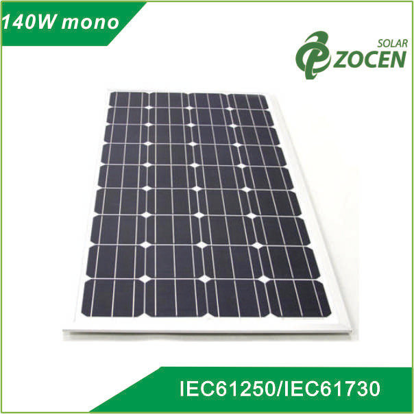 Grad 140Watt 18V ein PV-Sonnenkollektoren mit n-Art 156 x 156mm Solarzelle