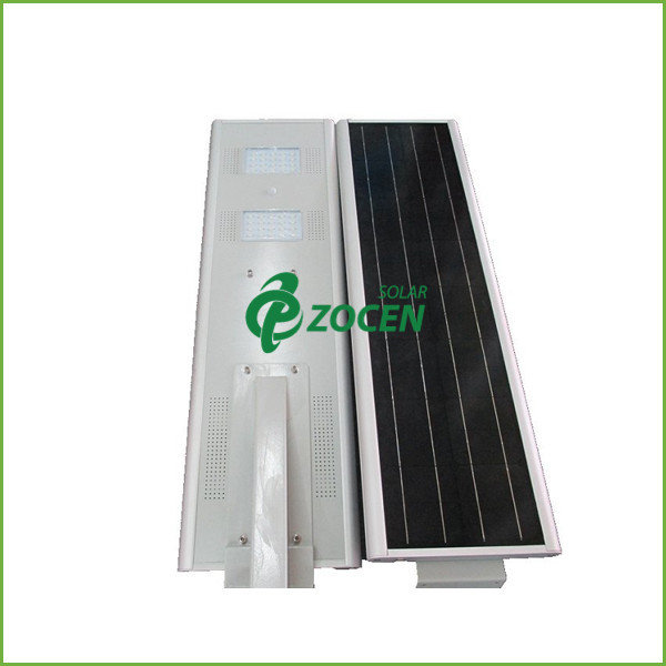 Energiesparendes Licht integrierte Solarstraße 12V/30W, das mit Batterie 12V/21AH geführt wurde