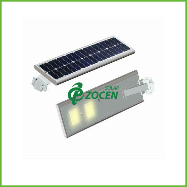 Sonnenkollektor-Straßenlaterne-Solargarten-Lampen 3Ms Pole 5W mit Hartglas-Lampenschirm