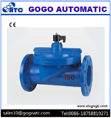 China Pilot Operated Water Solenoid Valve 0.5 – 8 Bar Woking Pressure 1" - 8" Port Size supplier