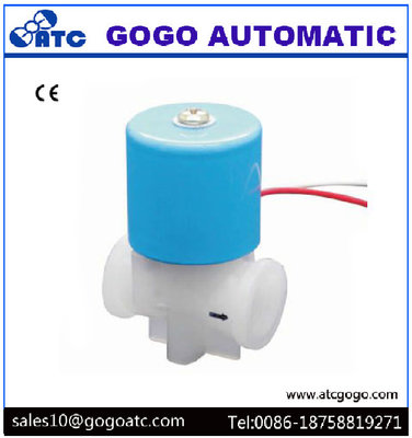 China 2 Way Plastic Mini Water Solenoid Valve For Water Purifier RO Machine 1/8" BSP 12V DC Normally Close supplier