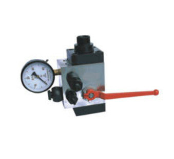 China AQF Type Accumulator Safety Shut Off Ball Valve With Hydraulic Pressure Gauge supplier