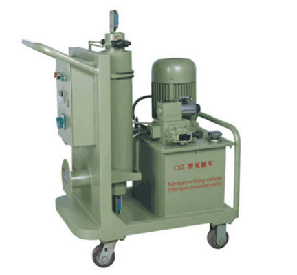 China Hydraulic Gas Loaded Accumulator N2 Charging Device With Hydraulic Directional Valves supplier