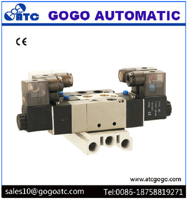 China Air Exhaust Manifold Pneumatic Solenoid Valve With 5pcs Valve Plate Gaskets Screws Fittings supplier
