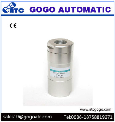 China Air Control Pneumatic Non Return Valve One Way Throttle 1/4 Inch BSP Thread CE supplier
