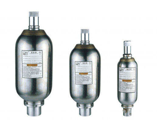 China Bladder Hydraulic Pressure Accumulator with Stainless Steel 304 / 316 / 1Cr18Ni9Ti Material supplier