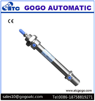 China 12mm bore 50mm stroke double acting valve actuator cylinder pneumatic C8512-50 compact air cylinders supplier